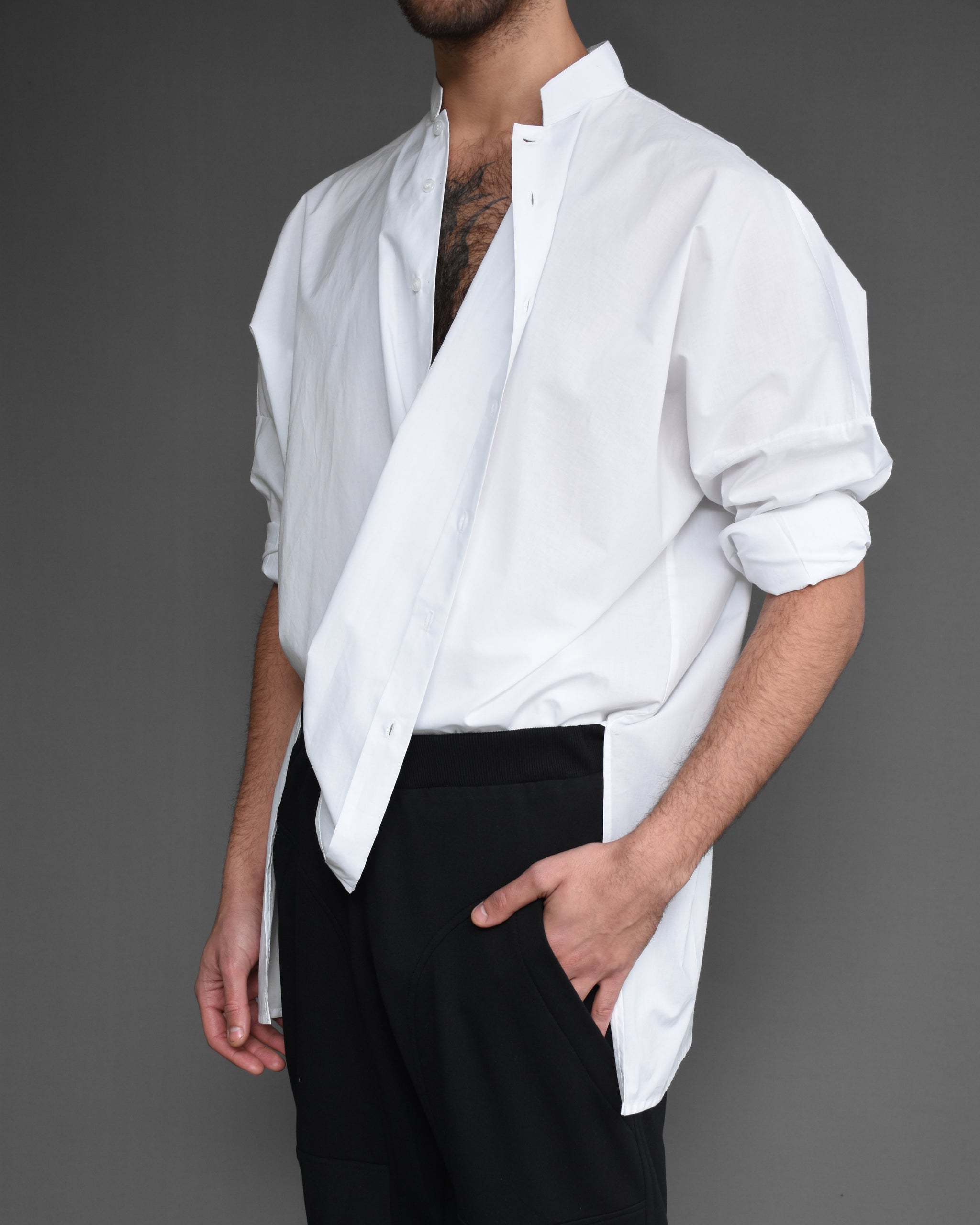 SQUARE CUT SHIRT (WHITE) – emergencyroombeirut